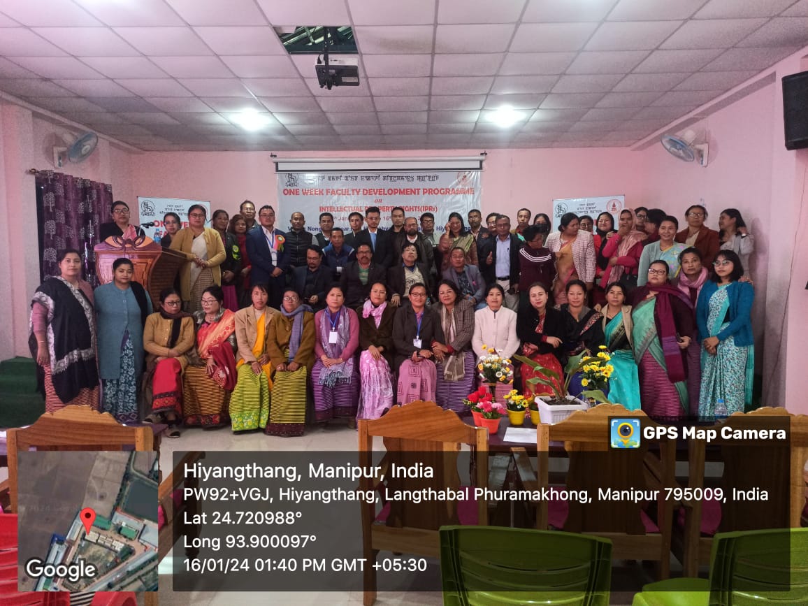 One Week Faculty Development Program on ‘Intellectual Property Rights ...